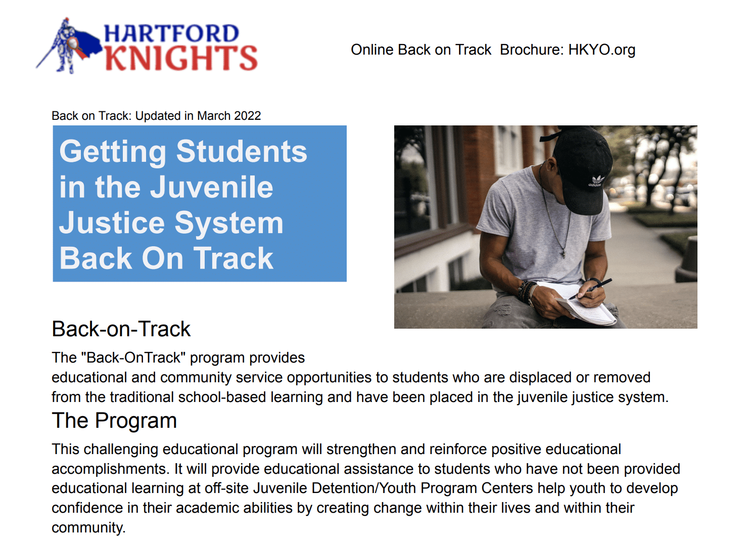 Back On Track – Hartford Knights